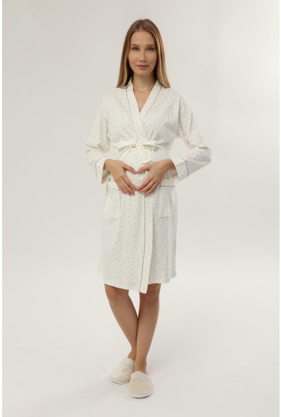 Likapa Interlok Hamile Lohusa Uzun Kol Sabahlık 1356