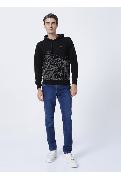 National Geographic C-Stroke Kapüşonlu Uzun Kollu Standart Kalıp Baskılı Siyah Erkek Sweatshirt National Geographic C-Stroke Kapüşonlu Uzun Kollu Standart Kalıp Baskılı Siyah Erkek Sweatshirt