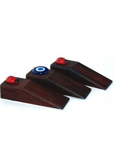 Mark Galery Ahşap Görünümlü Plastik Kapı Stoperi 3lü Mark Galery Ahşap Görünümlü Plastik Kapı Stoperi 3lü