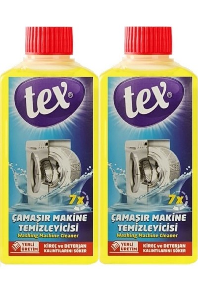 Tex Çamaşır Makinesi Temizleyici 250 gr x 2