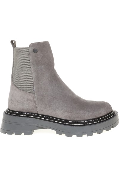 Eternal 365-002 Gri Süet Kadın Bot