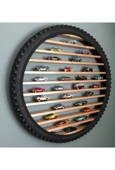 Huzur E-Ticaret Duvar Rafı Tekerlek Oyuncak Park