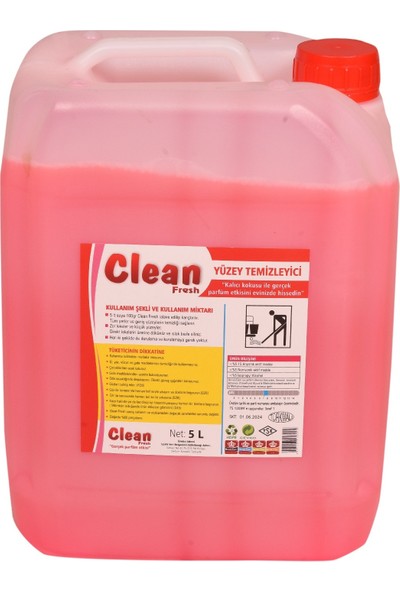 Clean Fresh Yüzey Temizleyici Çiçek Bahçesi 5 Lt Clean Fresh Yüzey Temizleyici Çiçek Bahçesi 5 Lt