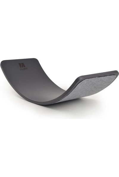 Wavy Board Antrasit Denge Tahtası Doğal Ahşap Organik Boya Gri Keçeli Zemin Wavy Board Antrasit Denge Tahtası Doğal Ahşap Organik Boya Gri Keçeli Zemin