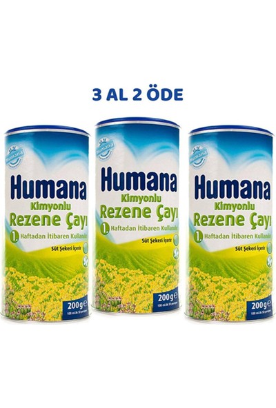 Humana Kimyonlu Rezene Çayı 200GR x 3 Adet Humana Kimyonlu Rezene Çayı 200GR x 3 Adet