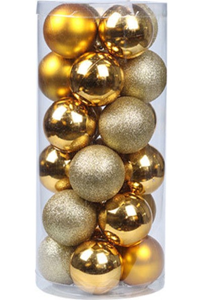 Farfi 24 Adet Noel Top Süs Dekor (Yurt Dışından)