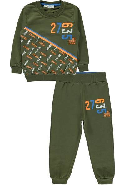 Civil Boys Erkek Çocuk Çocuk Eşofman Takımı 2-5 Yaş Haki