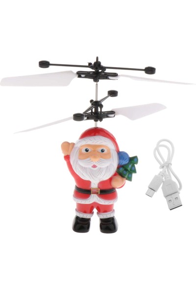 Lovoski Kızılötesi Sensör Noel Noel Baba Uçan Topu Noel Çocuk Hediye Oyuncak Helikopter Lovoski Kızılötesi Sensör Noel Noel Baba Uçan Topu Noel Çocuk Hediye Oyuncak Helikopter