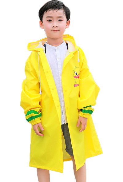 Gogoo Polyester Kumaş Öğrenci Çocuk Yağmurluk-Sarı (Yurt Dışından) Gogoo Polyester Kumaş Öğrenci Çocuk Yağmurluk-Sarı (Yurt Dışından)