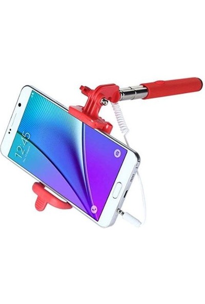 Eiroo Eiroo Universal Kırmızı Selfie Çubuğu