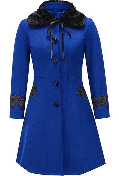 Gogoo Yün Hırka Ceket-Siyah (Yurt Dışından)