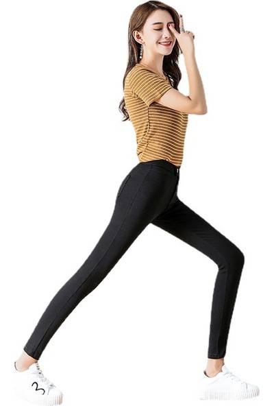 Gogoo Kadife Streç Kalem Pantolon (Yurt Dışından)