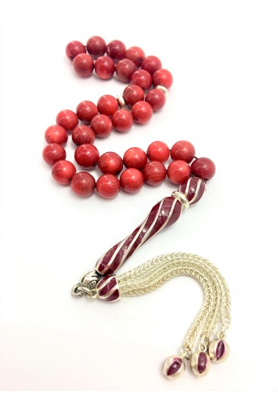 Tesbih Perver Mercan Doğal Taş Tesbih