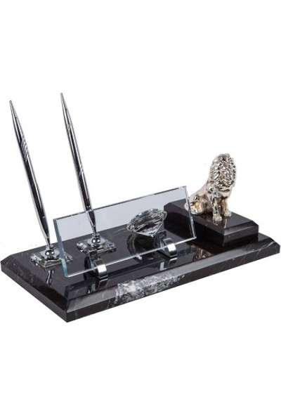 CLK İsme Özel Kabartma Alanlı Oturan Aslan Figürlü Siyah Mermer Masasütü İsimlik CLK İsme Özel Kabartma Alanlı Oturan Aslan Figürlü Siyah Mermer Masasütü İsimlik