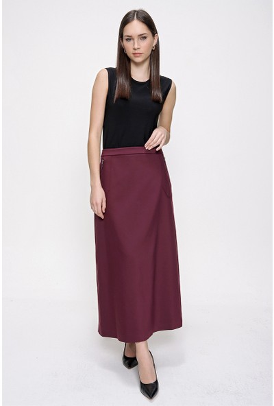 Aker 1554111 Fermuar Detaylı Spor Etek