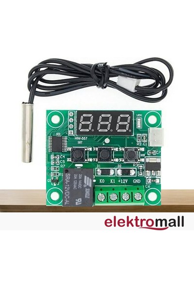 Elektromall W1209 Dijital Termostad , Kuluçka Termostatı , Akvaryum Termostatı Elektromall W1209 Dijital Termostad , Kuluçka Termostatı , Akvaryum Termostatı