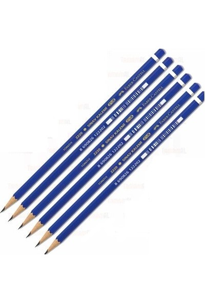 Faber-Castell Özel Sınav Kalemi 2b Kurşun Kalem 6'lı