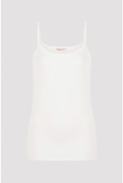 Penti Beyaz Thin Strap Cotton Cami Atlet Penti Beyaz Thin Strap Cotton Cami Atlet