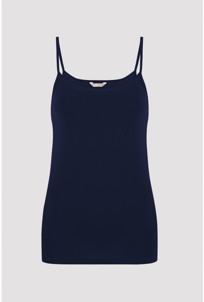 Penti Lacivert Thin Strap Cotton Atlet