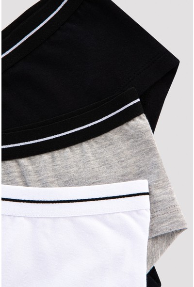 Penti Çok Renkli Teen One Stripe 3lü Hipster Külot