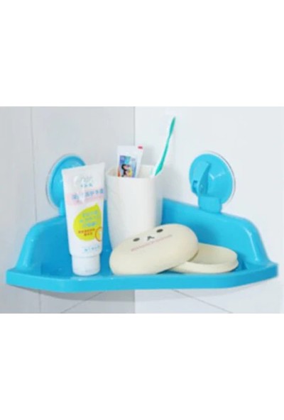 Mbois Banyo Mutfak Için Vantuzlu Köşe Rafı Mbois Banyo Mutfak Için Vantuzlu Köşe Rafı