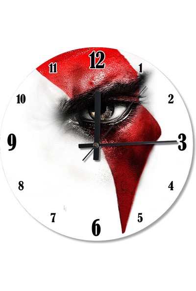 Tablomega God Of War Dekoratif Duvar Saati