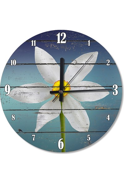 Tablomega Kardelen Desenli Duvar Saati