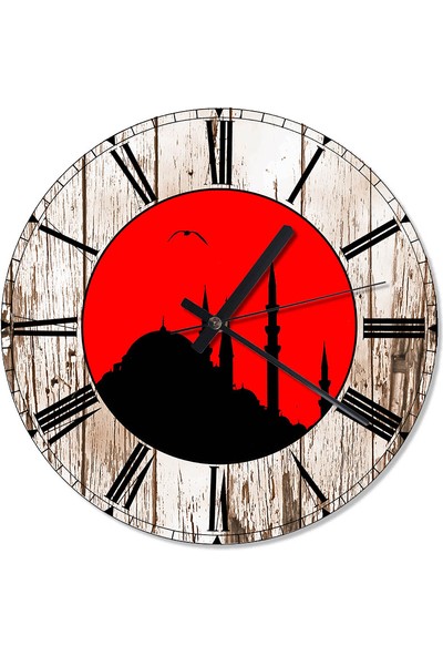 Tablomega Cami Manzara Mutafak Tipi Duvar Saati Tablomega Cami Manzara Mutafak Tipi Duvar Saati