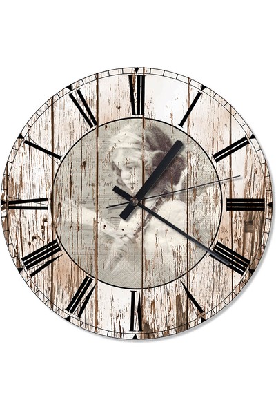 Tablomega Şirin Kız Baskılı Duvar Saati