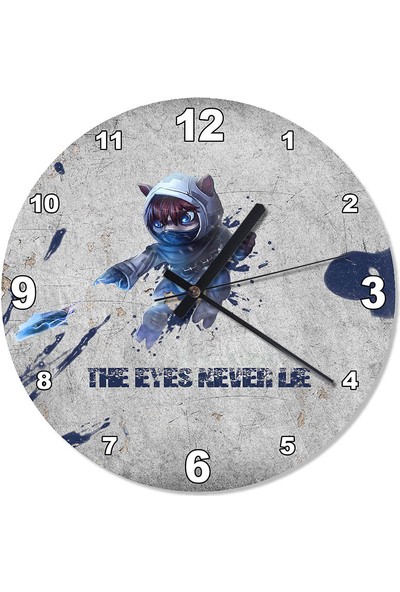 Tablomega League Of Legends Kennen Baskılı Duvar Saati Tablomega League Of Legends Kennen Baskılı Duvar Saati