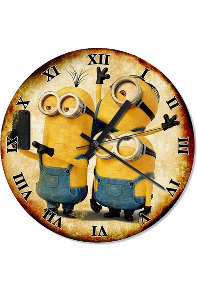 Tablomega Çılgın Hırsızlar Selfie Özel Tasarım Duvar Saati