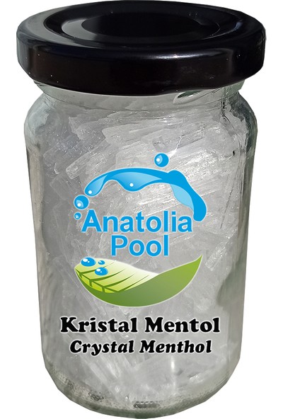 Anatolia Pool Sauna Buhar Esansı Mentol Kristal 90 Gram ( Sauna Essence Menthol Crystal )