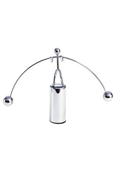 Asfal Sallanan Adam Masa Üstü Metal Stres Denge Biblosu