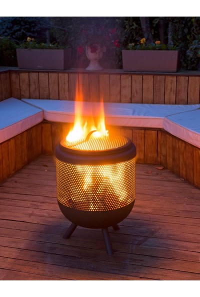 The Mia Bahçe Sobası - Siyah