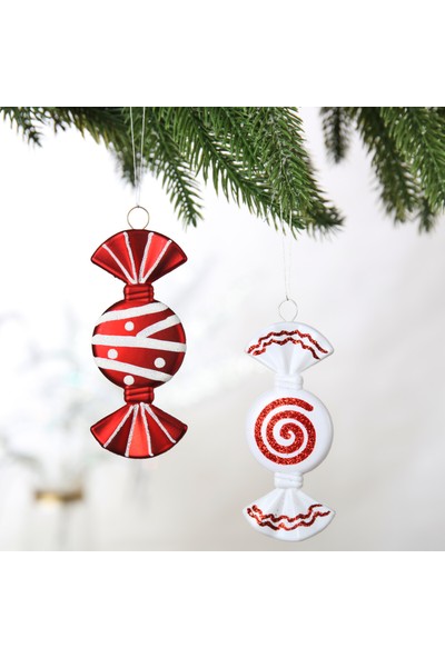 Karaca Home Candy Yılbaşı Ağaç Süsü 4'lü Set