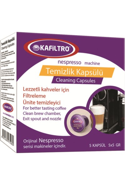 Kafiltro Nespresso Kahve Makinesi Temizleme Deterjanı Kafiltro Nespresso Kahve Makinesi Temizleme Deterjanı