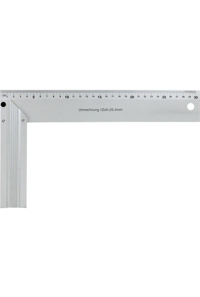 Badem10 Profesyonel Alüminyum L Gönye Marangoz Kaynakçı Gönye 300 mm