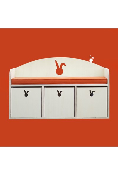 Pokobox Oyuncak Saklama Kutulu Sedir 62 x 100 x 30 cm