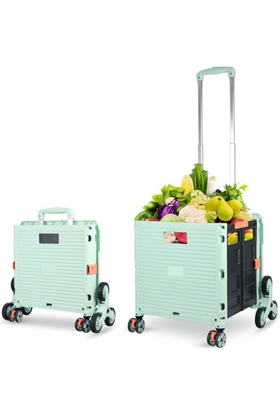 BALATLI Katlanabilir Portatif Merdiven Çıkabilen Market ve Pazar Taşıma Arabası 40 kg BALATLI Katlanabilir Portatif Merdiven Çıkabilen Market ve Pazar Taşıma Arabası 40 kg