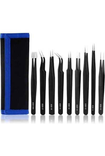 Kingsdun Cımbız Seti 9 Parça Esd 9