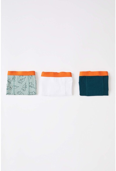 DeFacto Erkek Çocuk 3'lü Örme Boxer V7745A621WN