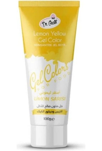 Dr. Gusto Sarı Tüp Jel Boya 100 gr
