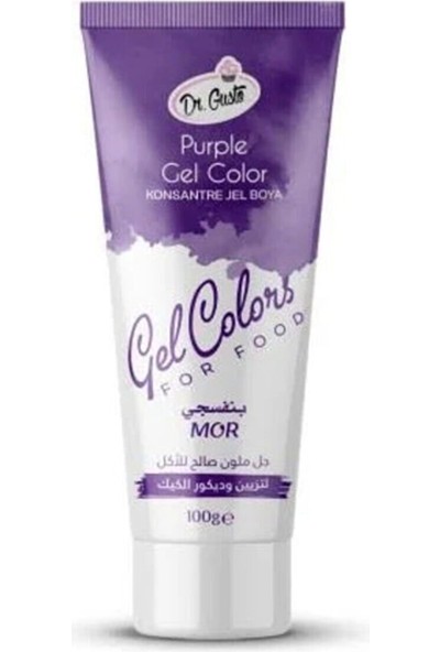 Dr. Gusto Mor Tüp Jel Boya 100 gr