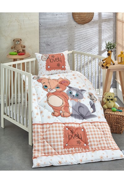 Komfort Home Ranforce Bebek Yorgan Seti %100 Pamuk / V16
