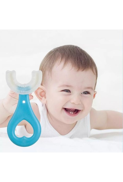 Kido U Tipi Çocuk Ağız Bakım ve Diş Fırçası (0-6 Yaş)