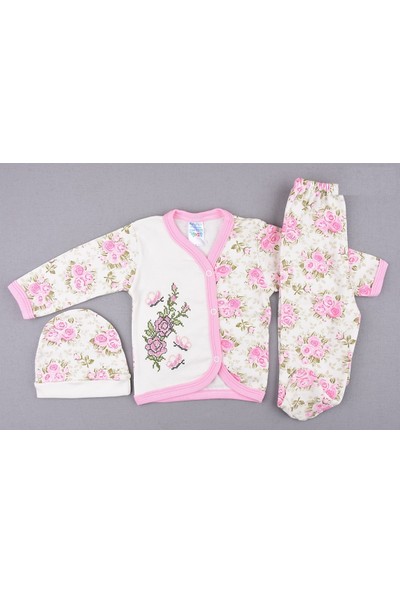 Özgül Bebe Happy Frog - 3'lü Zıbın Takımı ,hastane Çıkışı, Yenidoğan