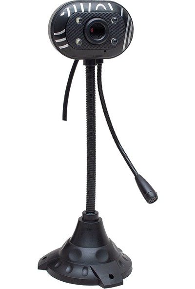 Powermaster PWR-2967 Cmos 640X480 Mikrofonlu 4 Ledli USB Webcam Powermaster PWR-2967 Cmos 640X480 Mikrofonlu 4 Ledli USB Webcam
