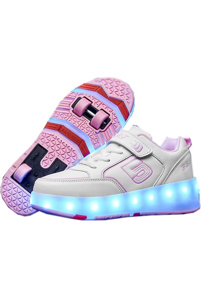 Sitong LED Işıklı USB Şarjlı Paten Ayakkabı (Yurt Dışından)