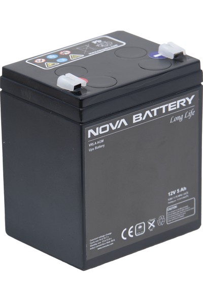 Nova Akü 12V 5 Ah Amper Kuru (Agm) Akü