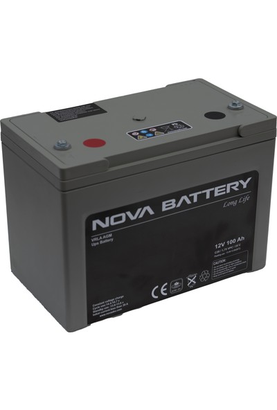 Nova Akü 12V 100 Ah Amper Kuru (Agm) Akü